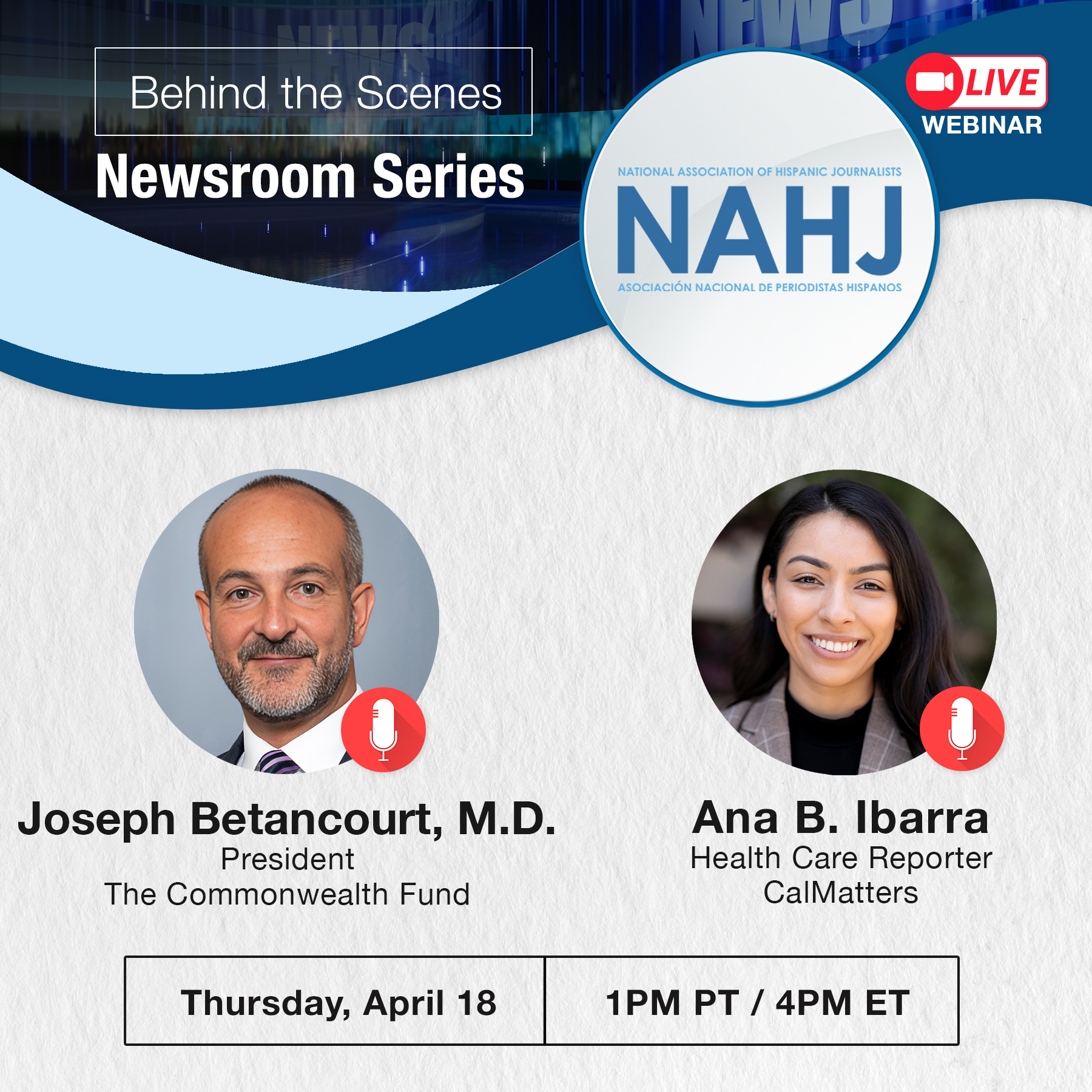 Behind the Newsroom Series – National Association of Hispanic Journalists